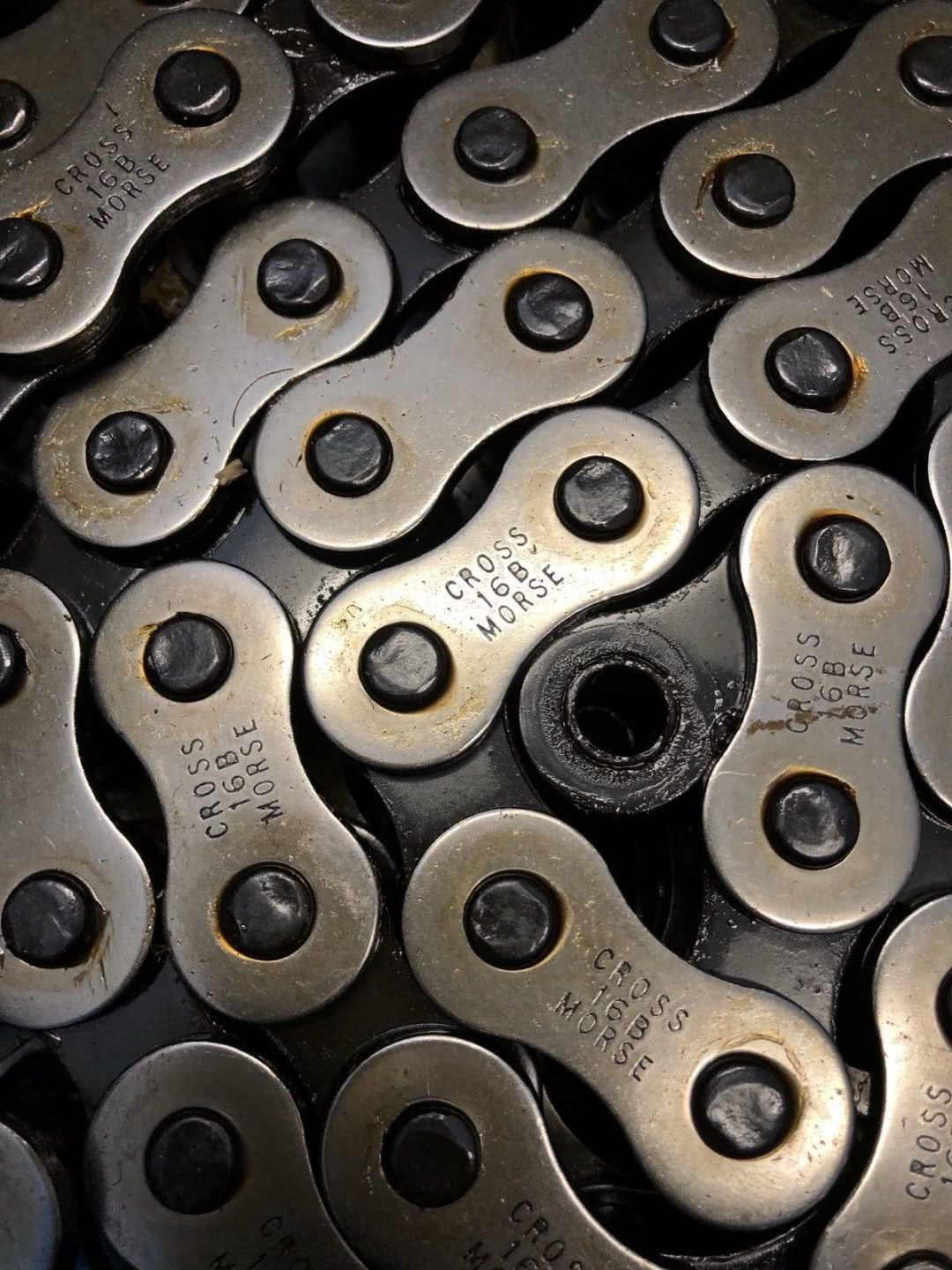 CROSS MORSE 16B ROLLER CHAIN APPROX 12 FEET 12'