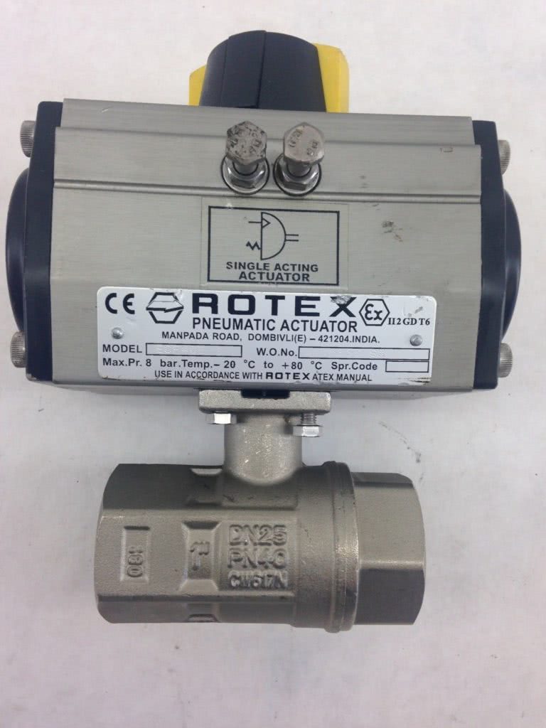 ROTEX PNEUMATIC ACTUATOR VALVE ECF40E-8 (H335)