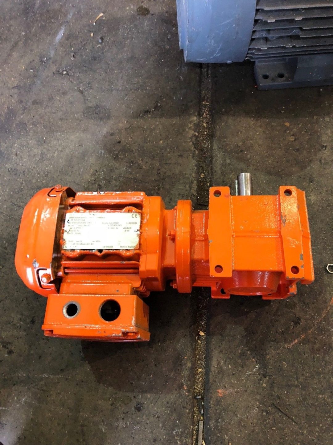 SEW EURODRIVE S37DRS71S4 GEARMOTOR 0.37KW 1380 RPM 50HZ (NM1 PT)