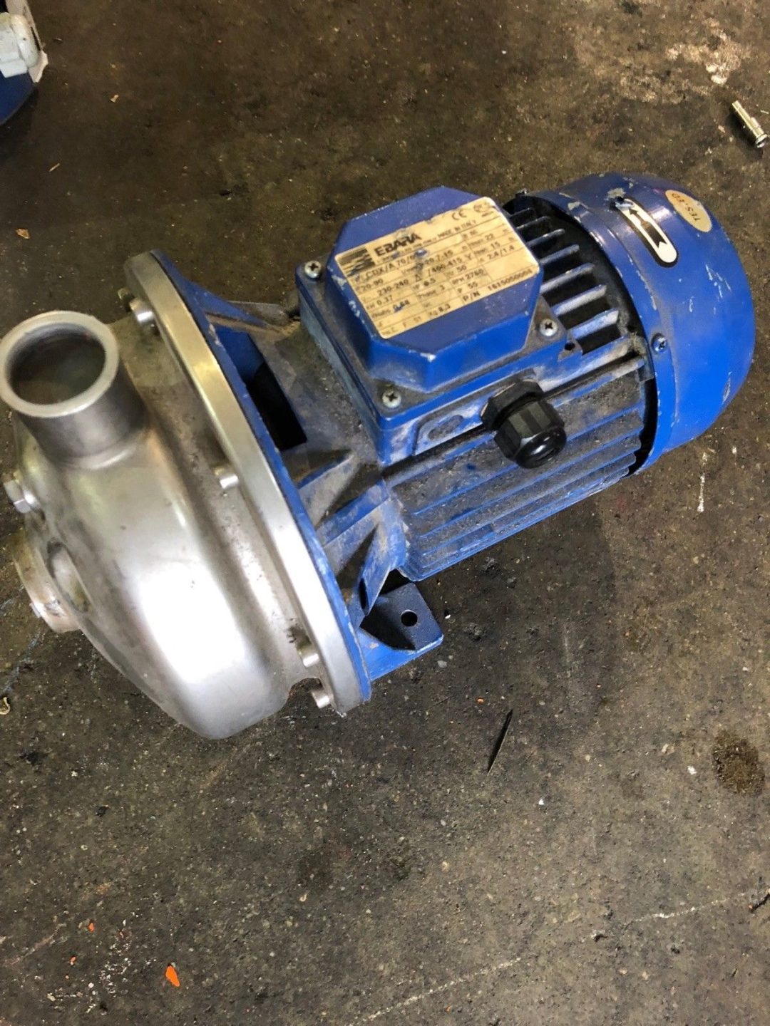 EBARA CDX CENTRIFUGAL PUMP CDX/A70/05 1615050004 0.5HP 0.37KW (NM1 PT)
