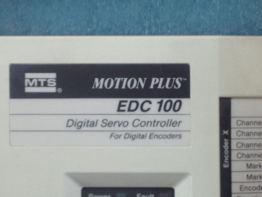 MTS-MOTION PLUS EDC100 DIGITAL SERVO CONTROLLER (B132)