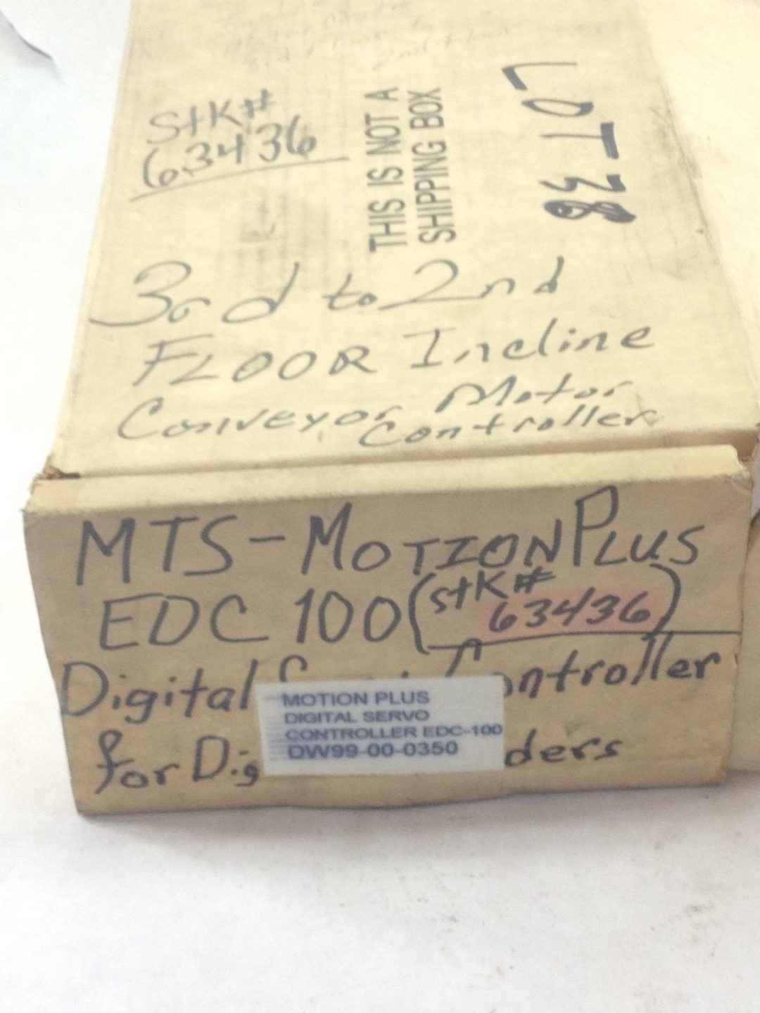 MTS-MOTION PLUS EDC100 DIGITAL SERVO CONTROLLER (B132)