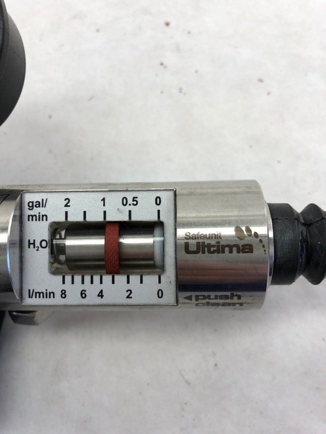 JOHN CRANE SAFEMATIC SAFEUNIT ULTIMA 0-10 BAR 0-140 PSI FLOWMETER, (B452)