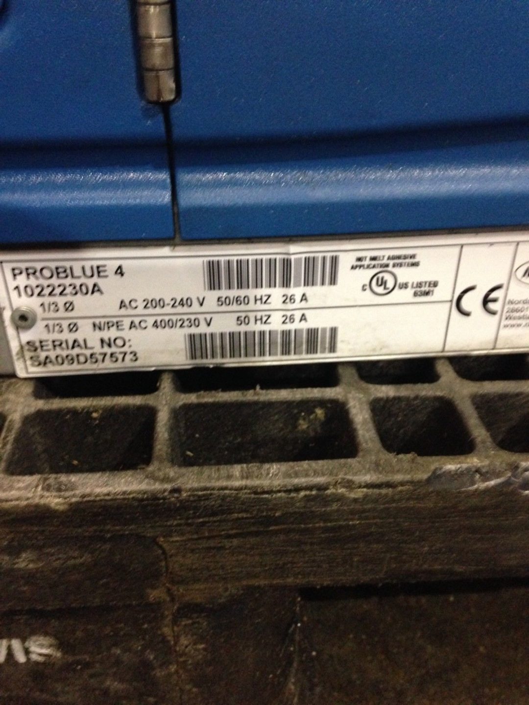 NORDSON PROBLUE 4 HOT MELT ADHESIVE APPLICATOR SYSTEM