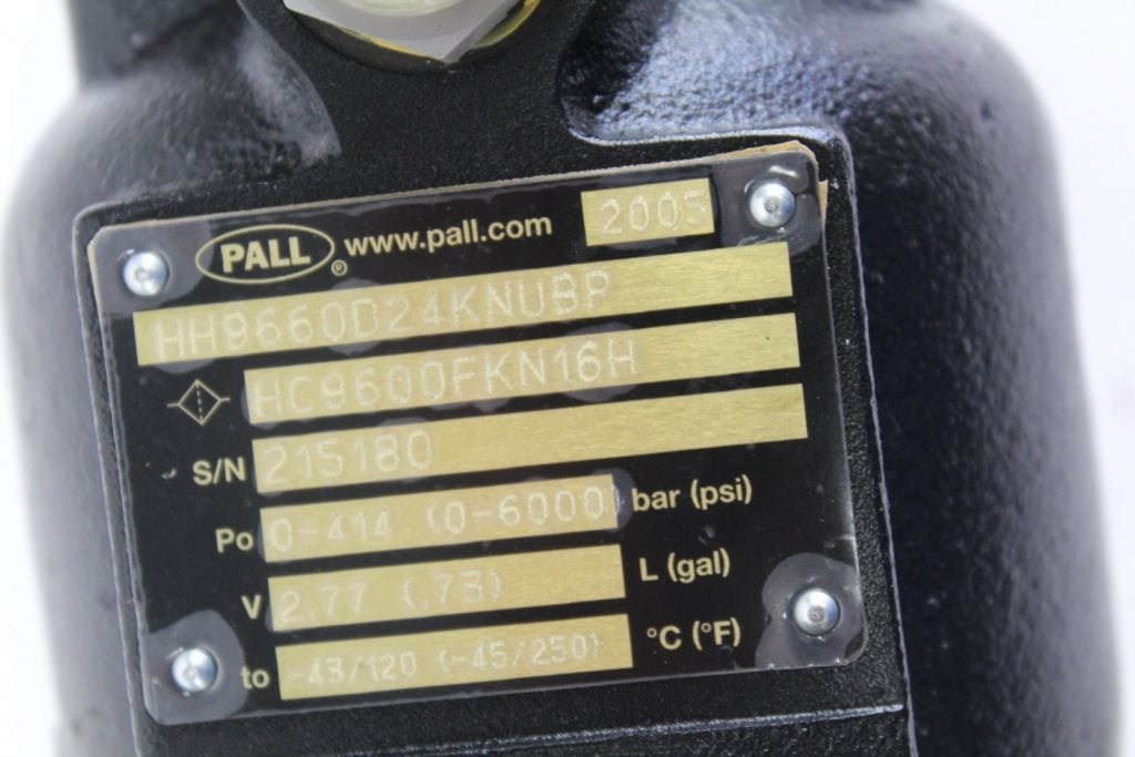 Pall HH9660D24KNUBP Filter ** (B266)