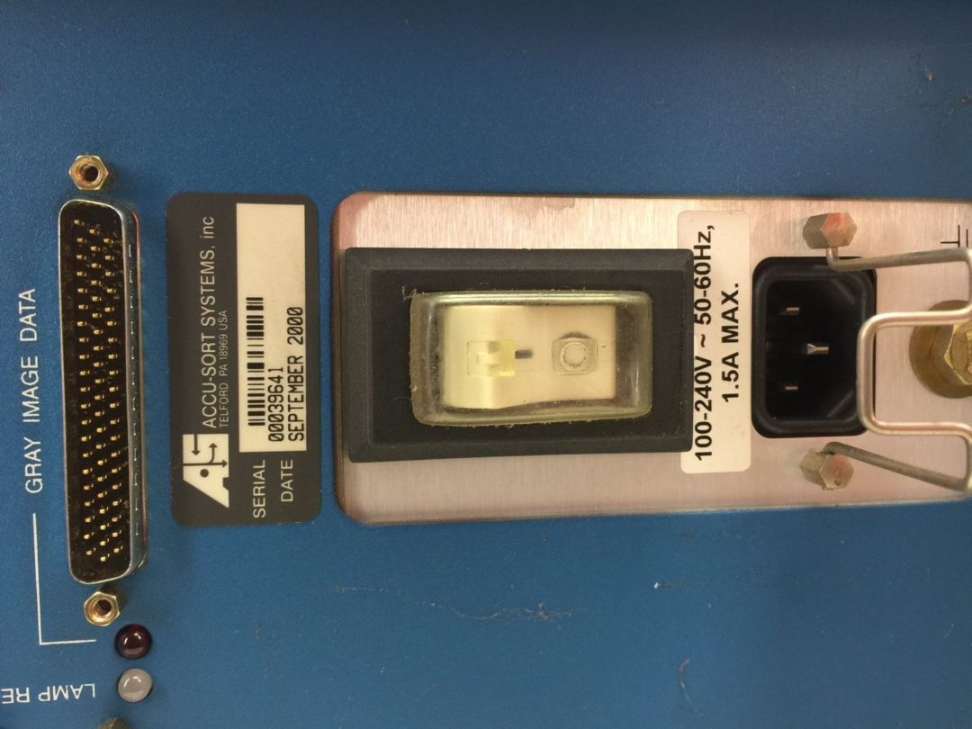 Accu-Sort AV-3700 CAMERA ACCUVISION AV3700, 100-240VAC, 50-60HZ, 1.5A ...