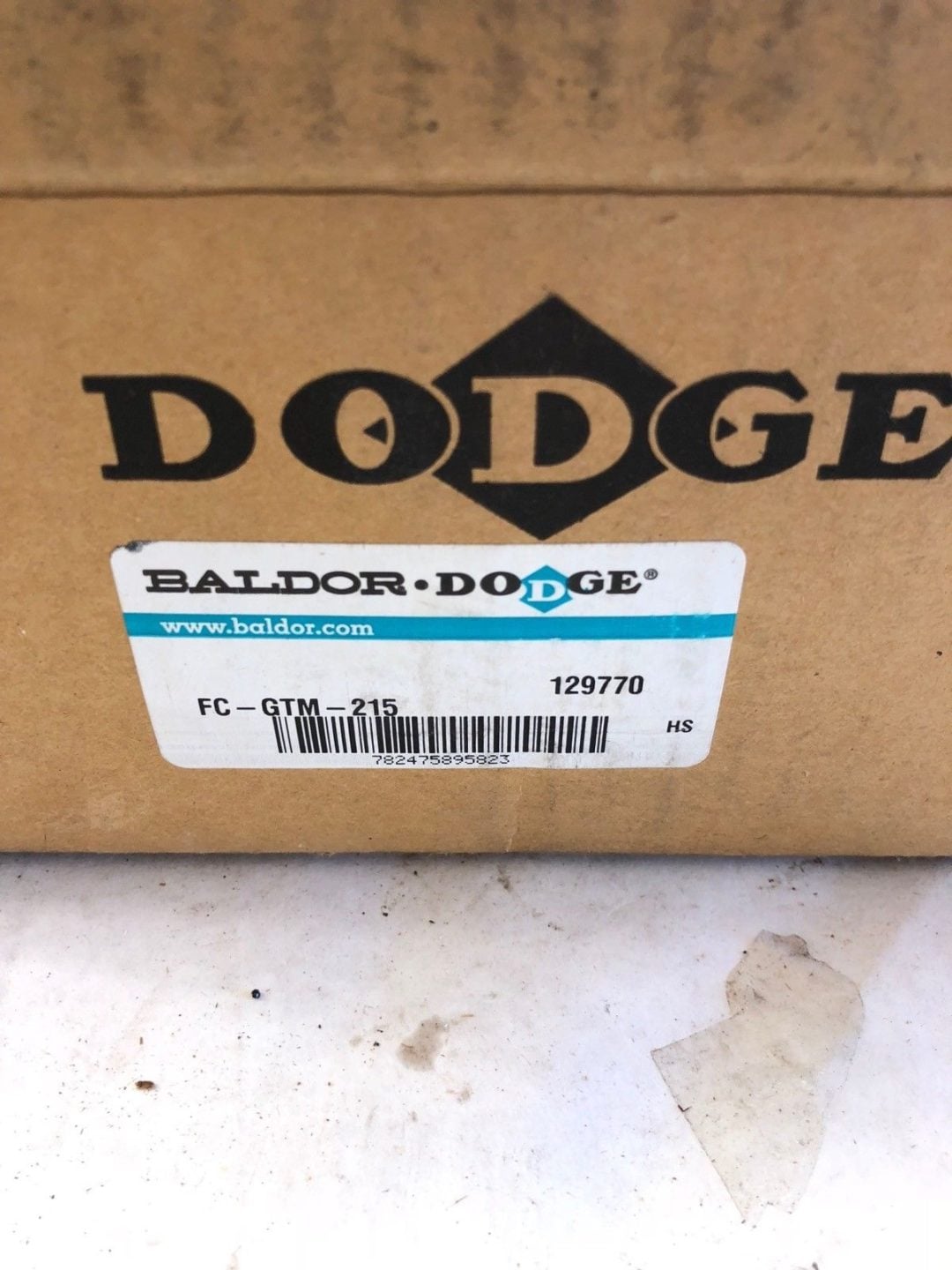 DODGE 129770 BALDOR FC-GTM-215 FLANGE-MOUNT BALL BEARING (B454)