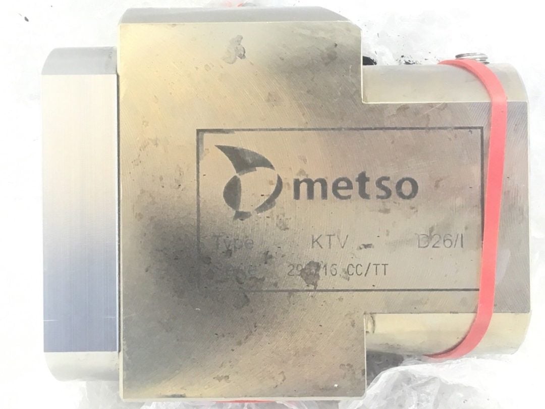 VALMET METSO AUTOMATION KTV D26/1 HYD VALVE ASSY SER. 296/16 CC/TT (F289)