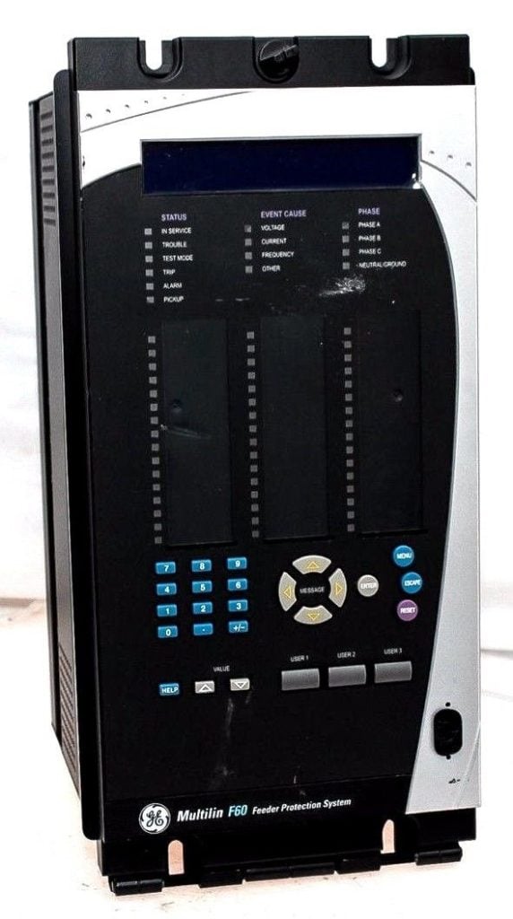 GE GENERAL ELECTRIC F60-H03-BKH-F8L-H6S-MXX-PXX FEEDER PROTECTION ...