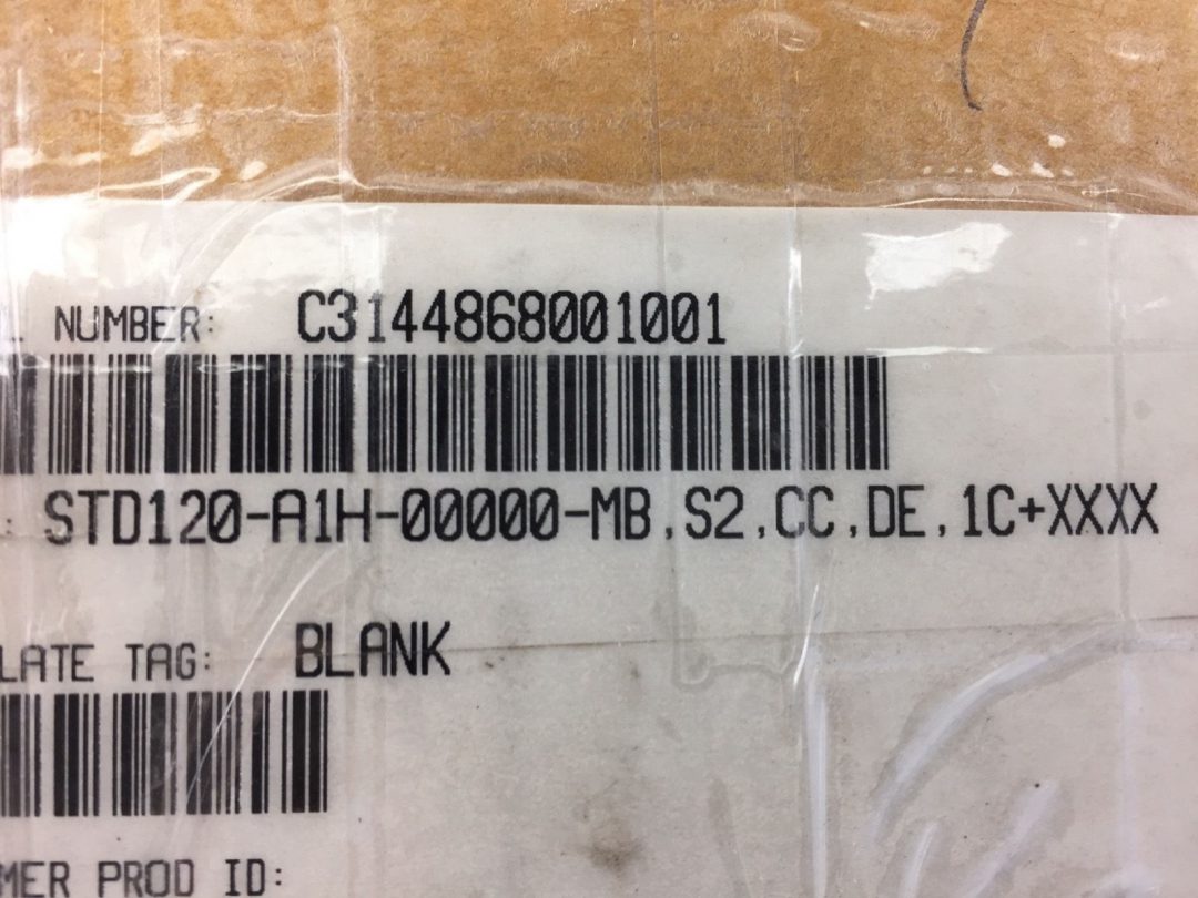 HONEYWELL STD120-A1H MB,S2,CC,DE,1C ST-3000 SMART PRESSURE TRANSMITTER (B2)