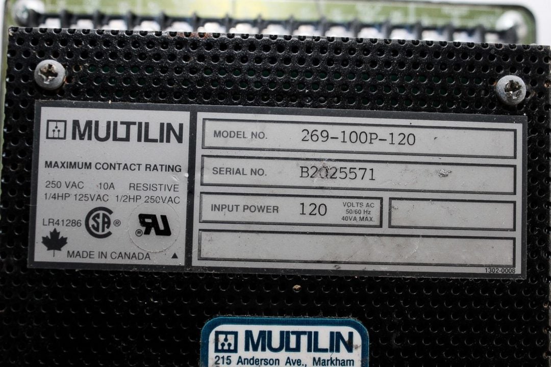 GE MULTILIN 269-100P-120 120VAC MOTOR MANAGEMENT POWER ON IN TRIP ALARM ...