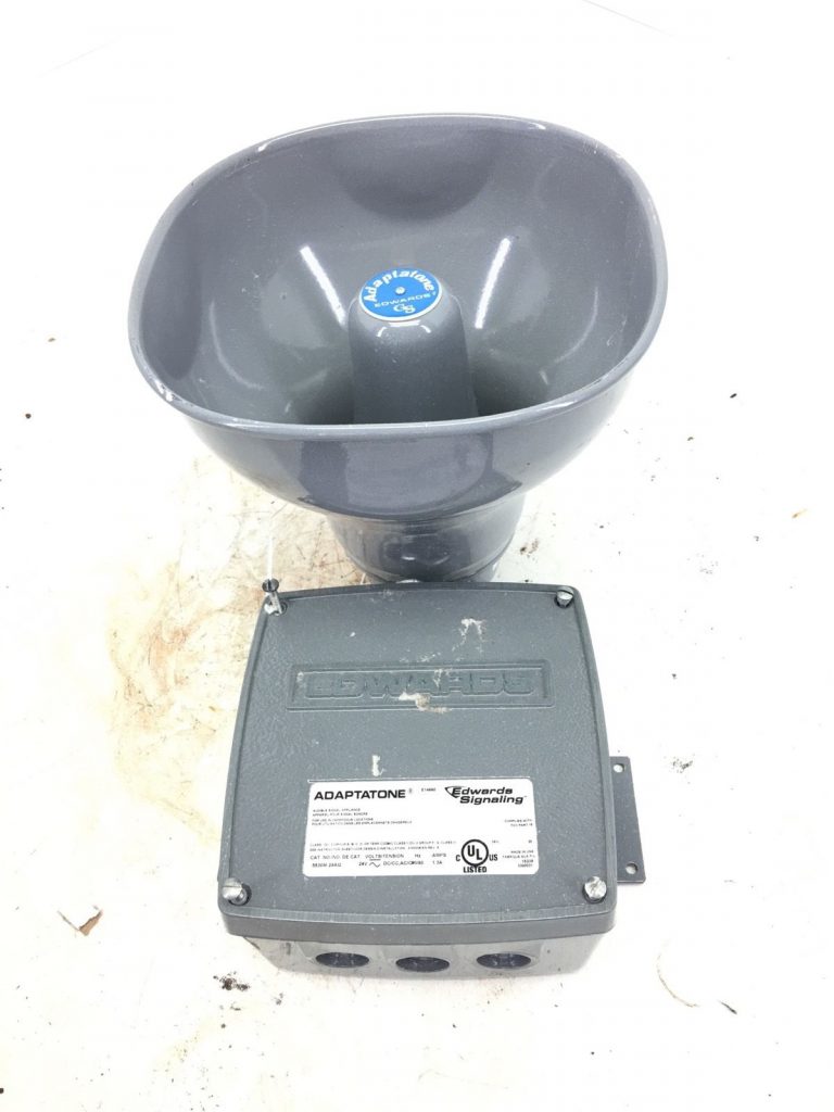 EDWARDS SIGNALING 5530M-24AQ ADAPTATONE MULTIPLE TONE SIGNAL, 24V, 1.3A ...