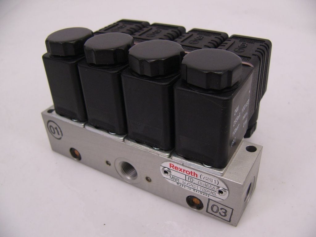 Rexroth 7291 05W23 5720110220 Quad Valve Unit with Manifold (SB2)