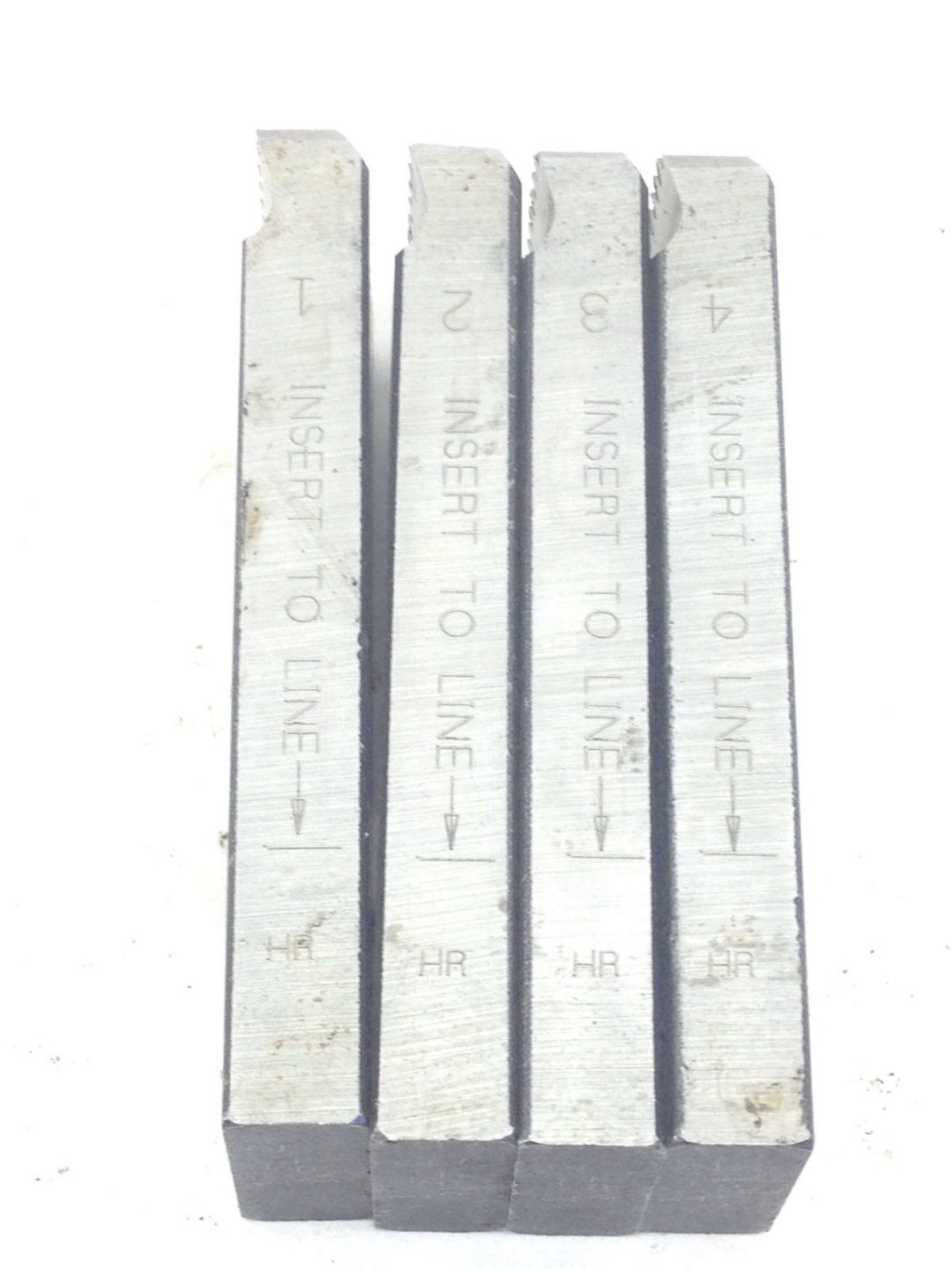 SET of 4 RIGID UNIVERSAL PIPE THREADING BLADES 1/2 12 NPT (A721)