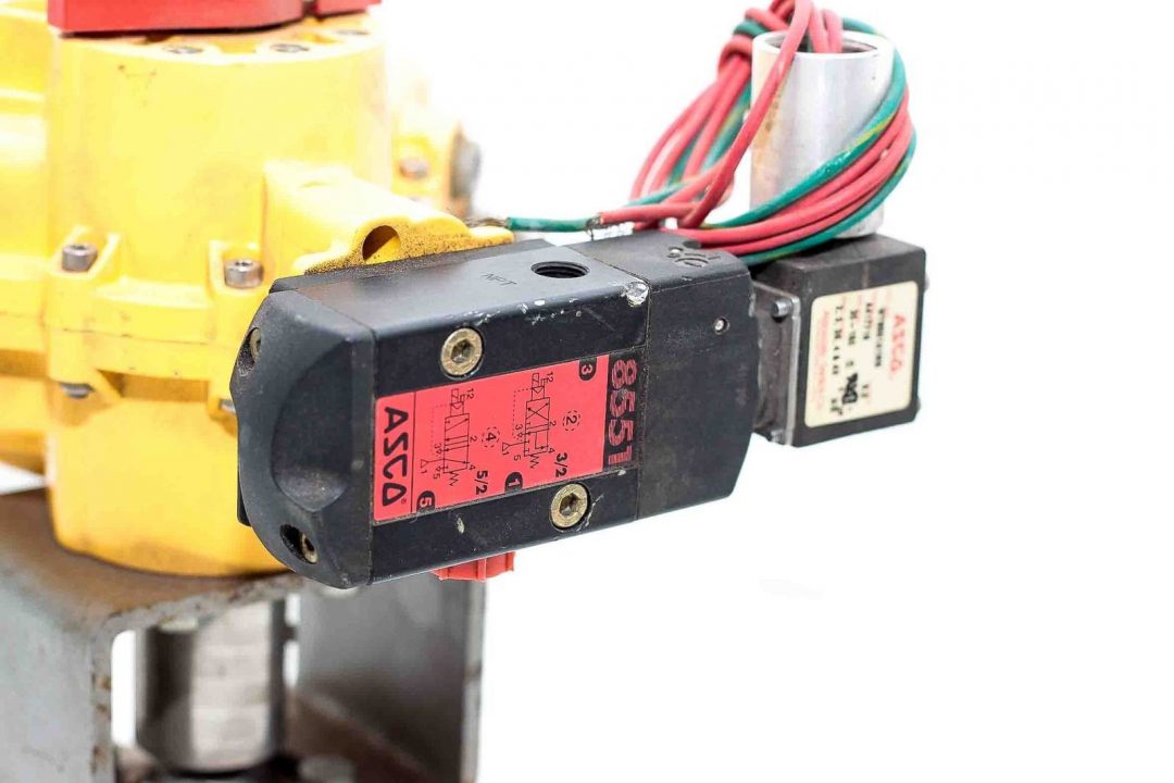 KINETROL 07 ACTUATOR, WORCESTER BALL VALVE, ASCO WT8551A1MS SOLENOID (B55)