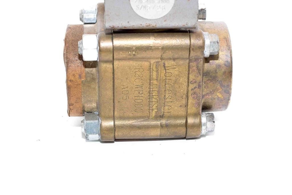 KINETROL 07 ACTUATOR, WORCESTER BALL VALVE, ASCO WT8551A1MS SOLENOID (B55)