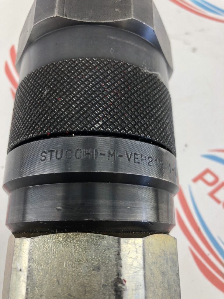 STUCCHI-F-VEP21P AND STUCCHI-M-VEP21P FLAT FACE THREADING COUPLER