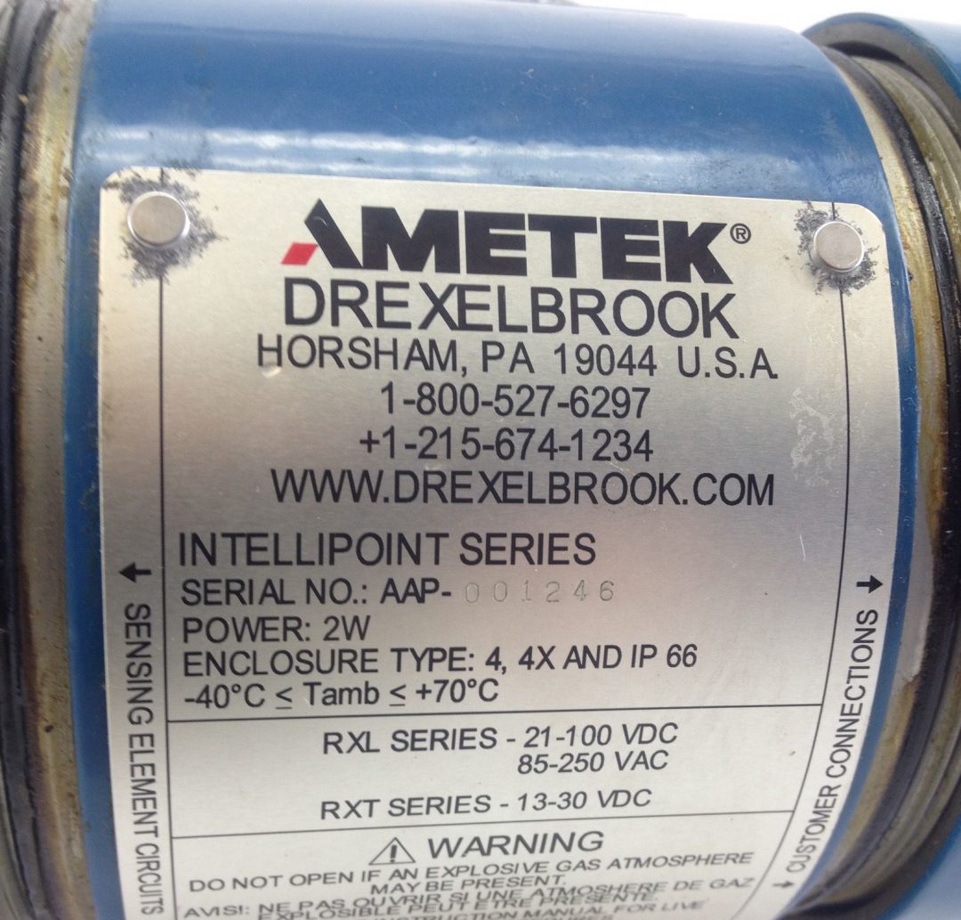 LSHH-1352-01 DREXELBROOK AMETEK Ser 700 SENSOR in EXPLOSION PROOF (B116)