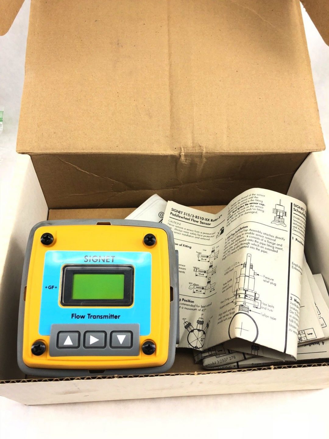 GF GEORGE FISCHER SIGNET 3-8510 FLOW TRANSMITTER