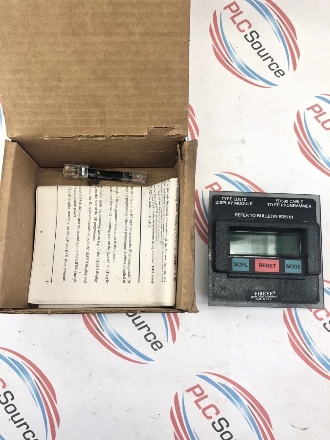 FIREYE ED510 FLAME MONITOR DISPLAY MODULE