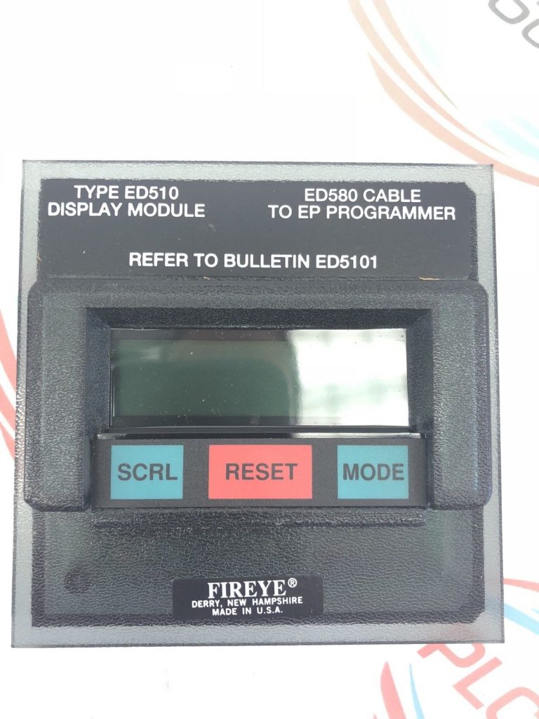 FIREYE ED510 FLAME MONITOR DISPLAY MODULE