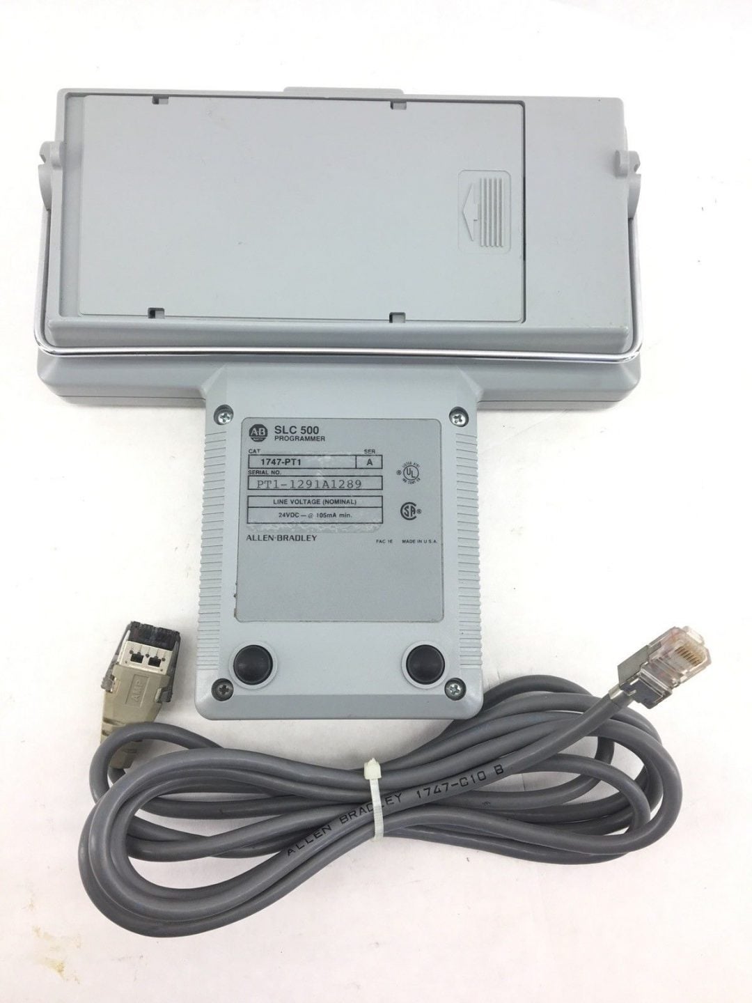 ALLEN BRADLEY 1747-PT1 SERIES A SLC 500 HAND-HELD TERMINAL PROGRAMMER (H96)