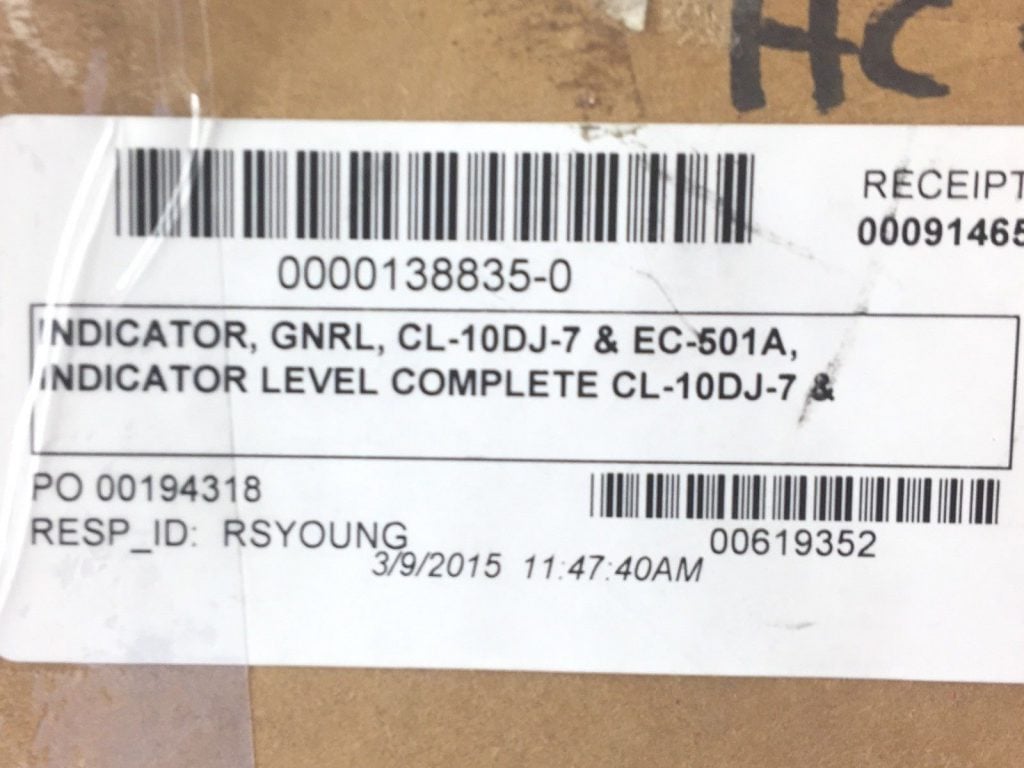 AUTOMATION PRODUCTS DYNATROL EC-501A & CL-10DJ-7 LEVEL DECTOR ASSEMBLY ...