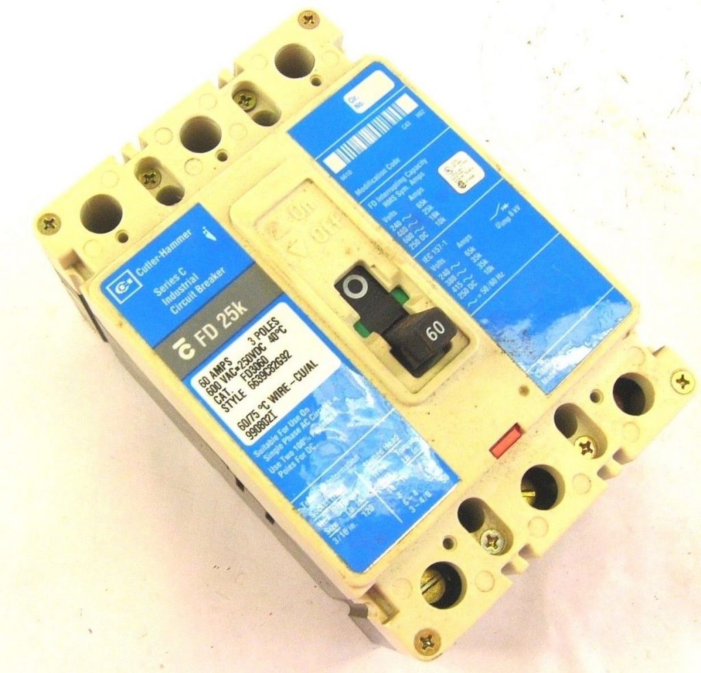 CUTLER HAMMER FD3060 SERIES C 60 AMP 3 POLES (F141)