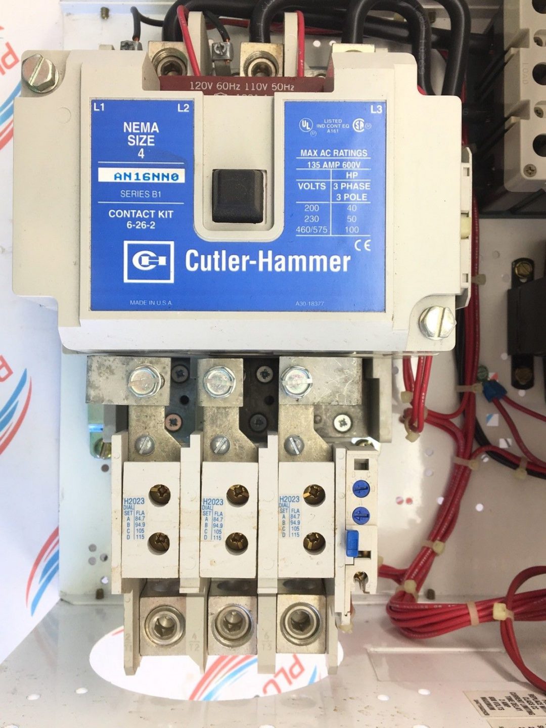 EATON CUTLER HAMMER 5A11001H01 150A 75HP MCC BUCKET SIZE 4