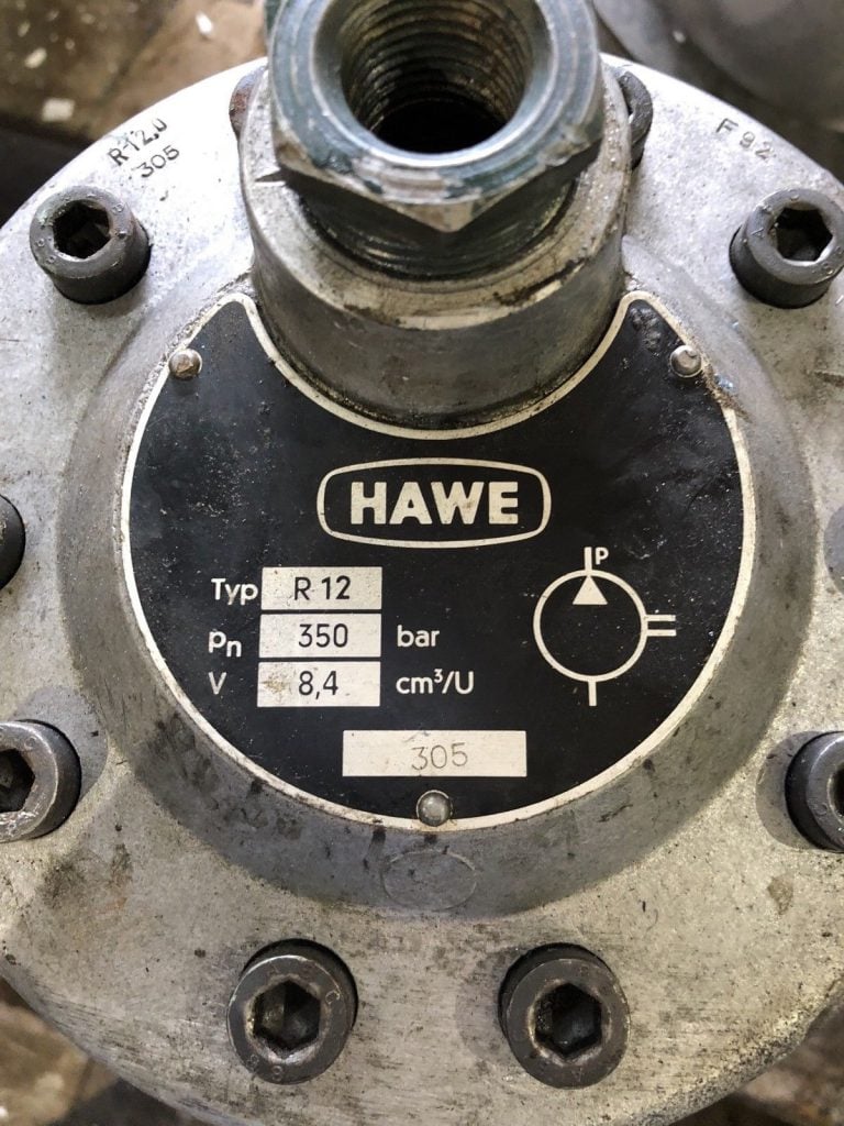 HAWE R12 R-12.0 HYDRAULIC RADIAL PISTON PUMP 350 BAR