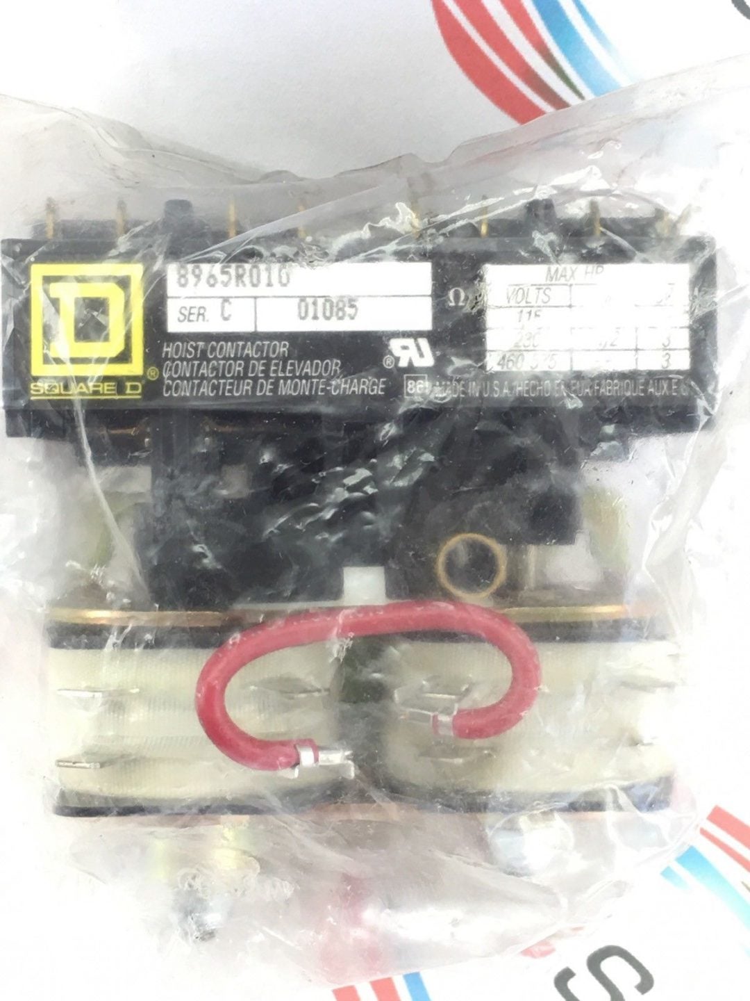 SQUARE D 8965R010 SERIES C HOIST CONTACTOR