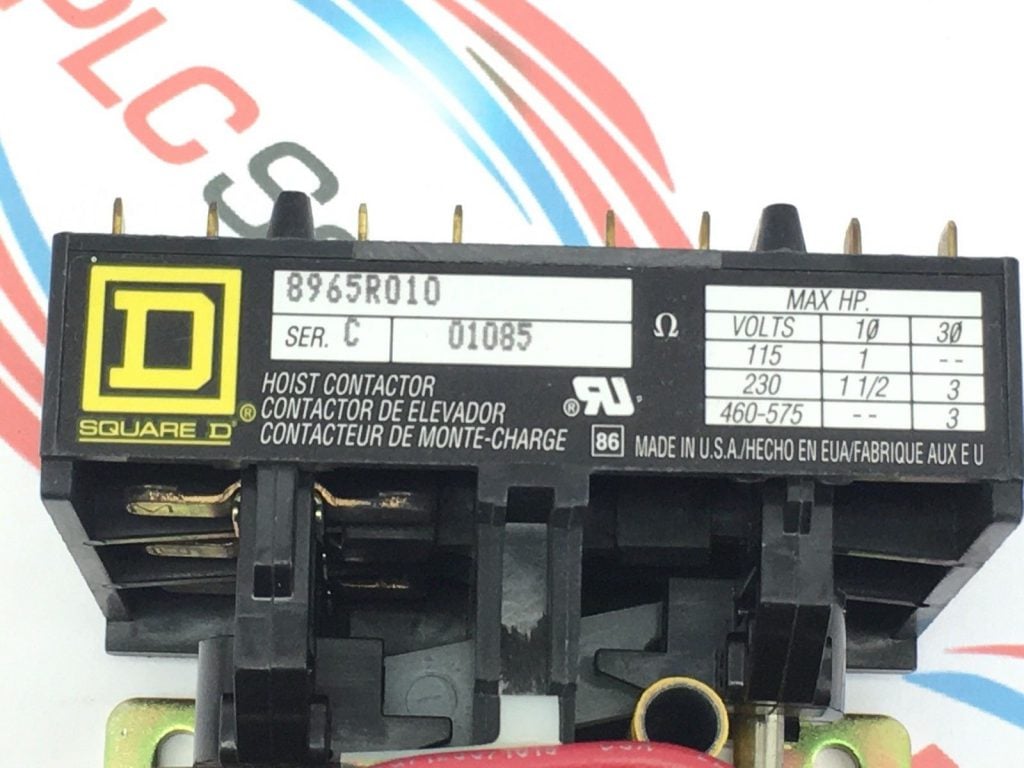 SQUARE D 8965R010 SERIES C HOIST CONTACTOR