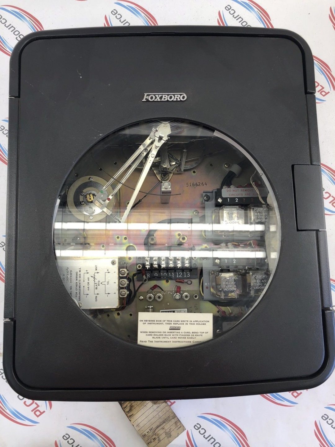 FOXBORO 40MR CIRCULAR CHART RECORDER RANGE FREQUENCY