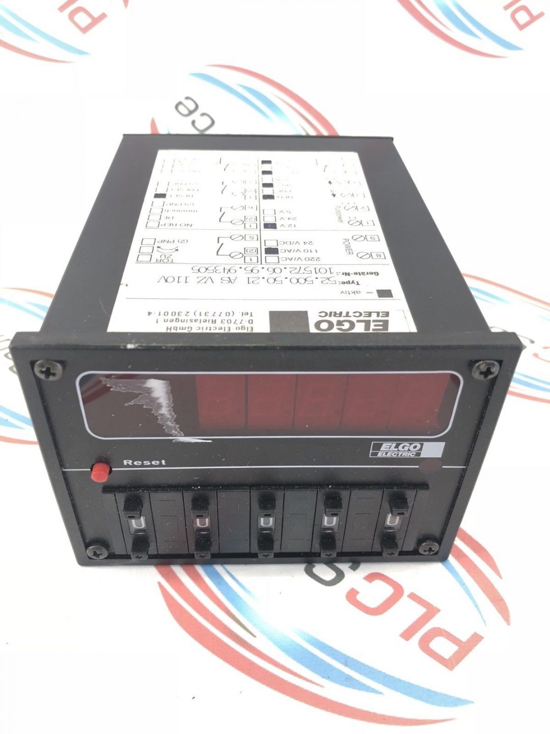 ELGO ELECTRIC 52.500.50.21 AS VZ 110V POSITION INDICATOR