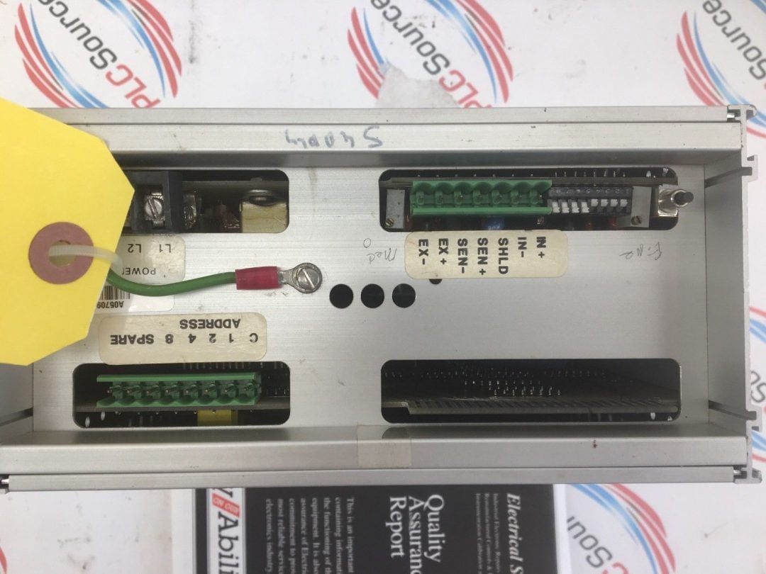 ASI CONTROLS INC. A169LD LOAD CELL DIGITIZER