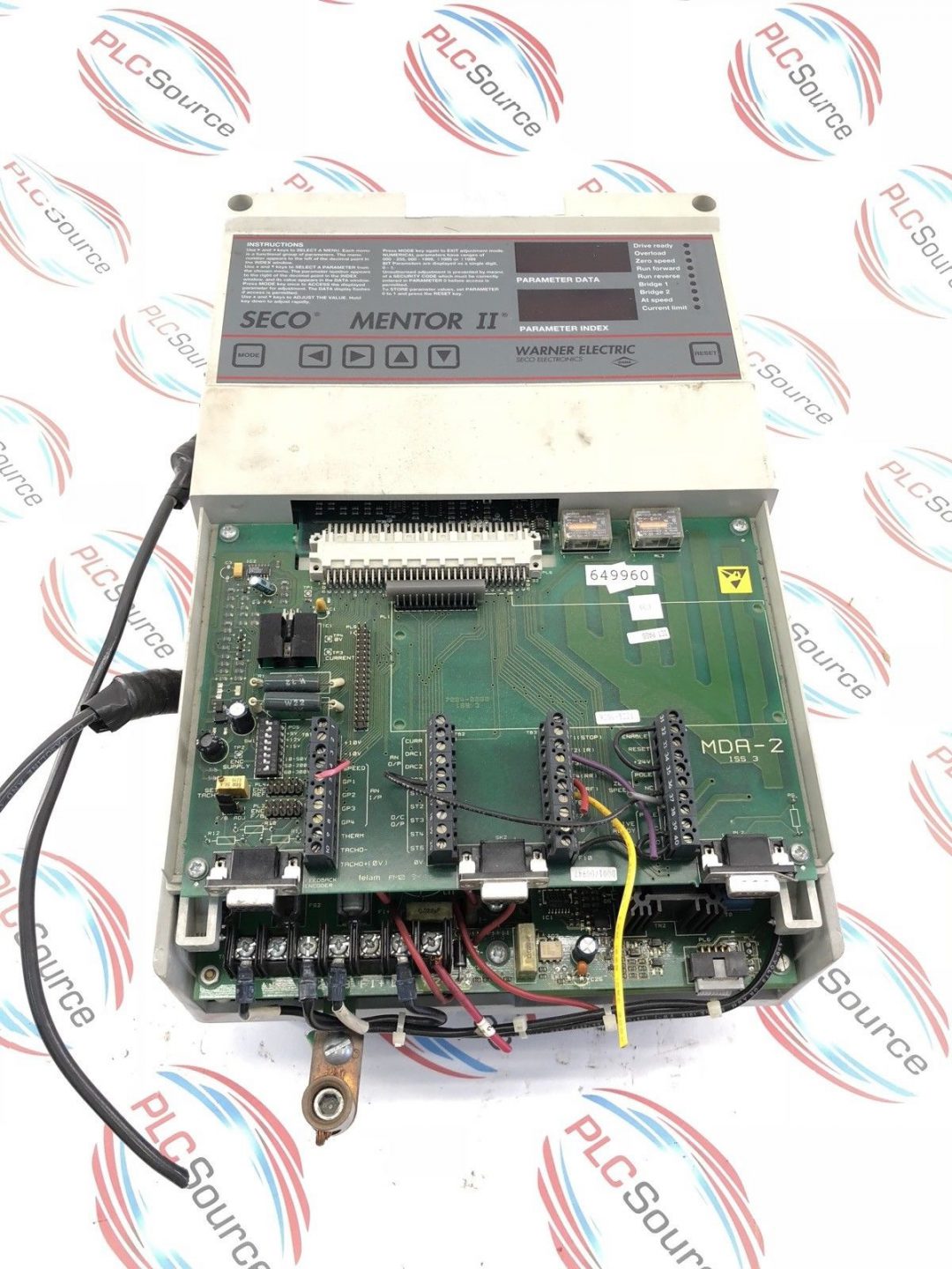 SECO M4207-00020A MENTOR II DIGITAL DC DRIVE M4000 WARNER ELECTRIC 9538 ...