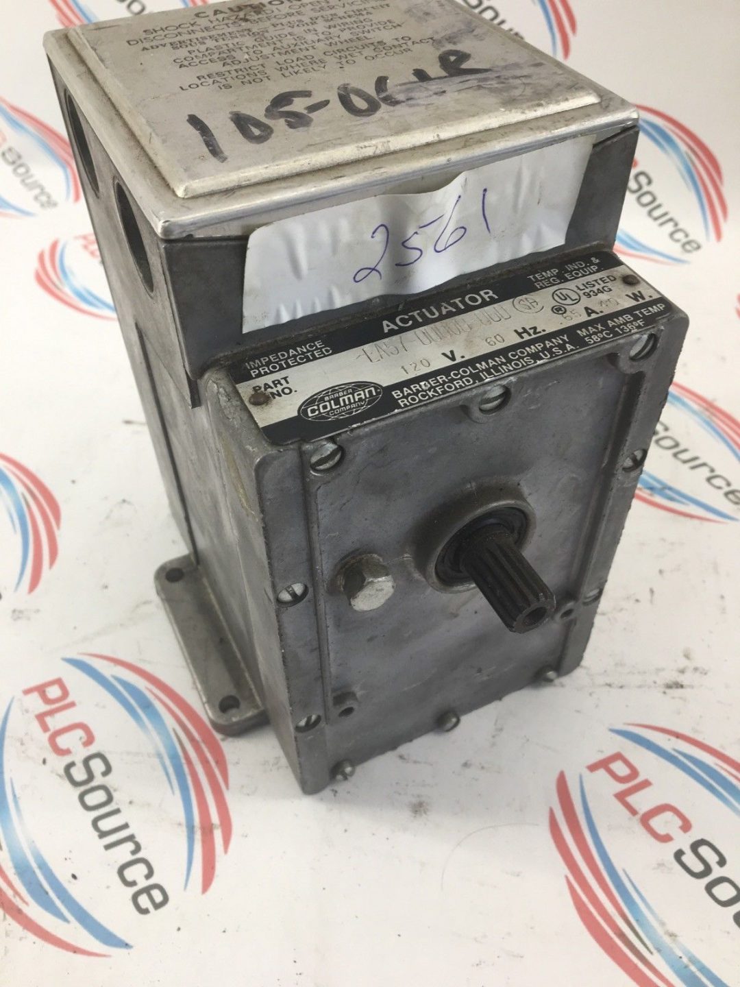BARBER COLMAN EA57 MEDIUM TORQUE ACTUATOR 120V 60Hz 65A 40W EA57-00000-000