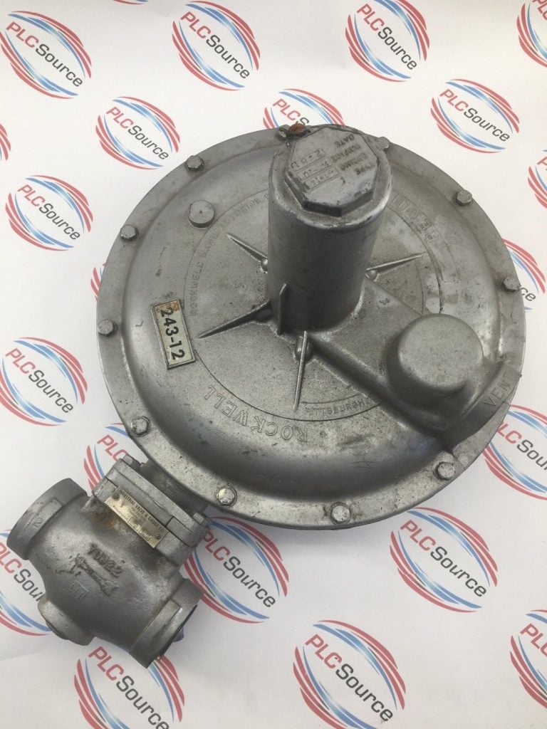 ROCKWELL 243-12 GAS REGULATOR 6-14" SPRING 3/4" -10 ORIFACE 1-7/8" VENT ...