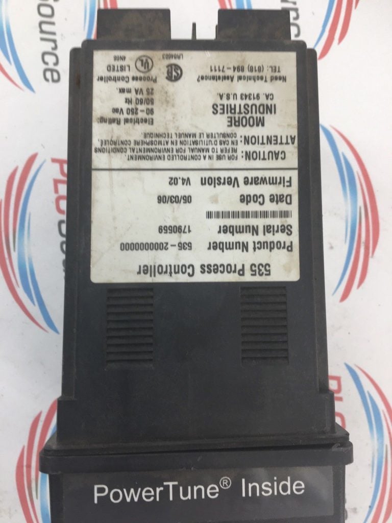 MOORE INDUSTRIES 535 PROCESS CONTROLLER FIRMWARE V4.02 535-2000000000 ...