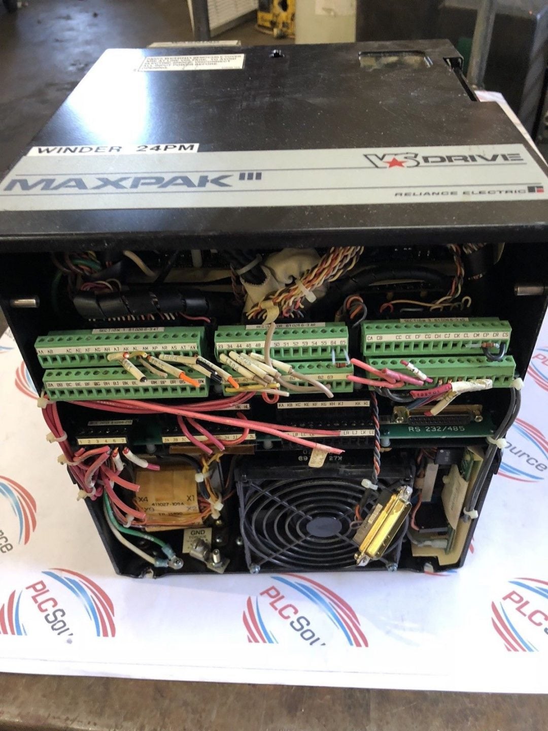 RELIANCE ELECTRIC MAXPAK III 10HP VS DRIVE 10D6161 3 PHASE 908K6060 ...