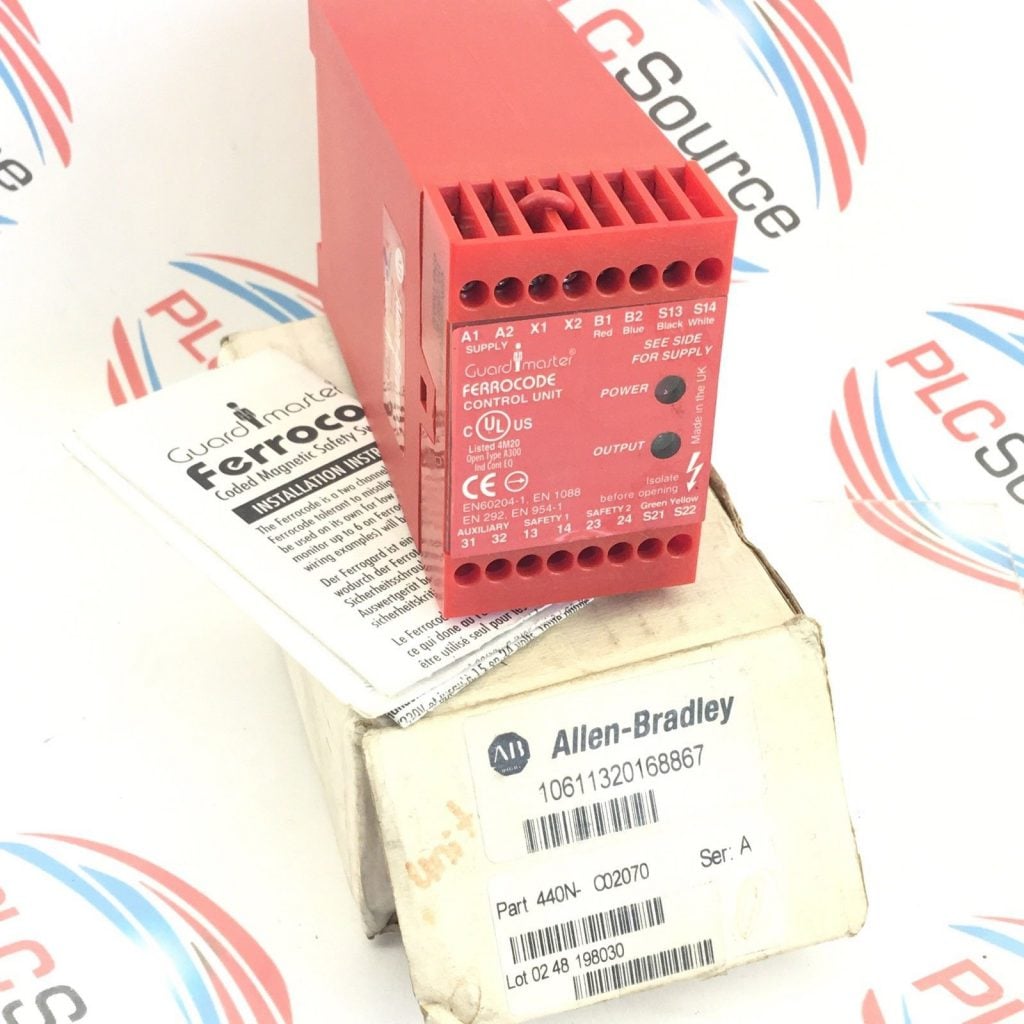 ALLEN BRADLEY GUARDMASTER 440N-C02070 SERIES A FERROCODE CONTROL UNIT