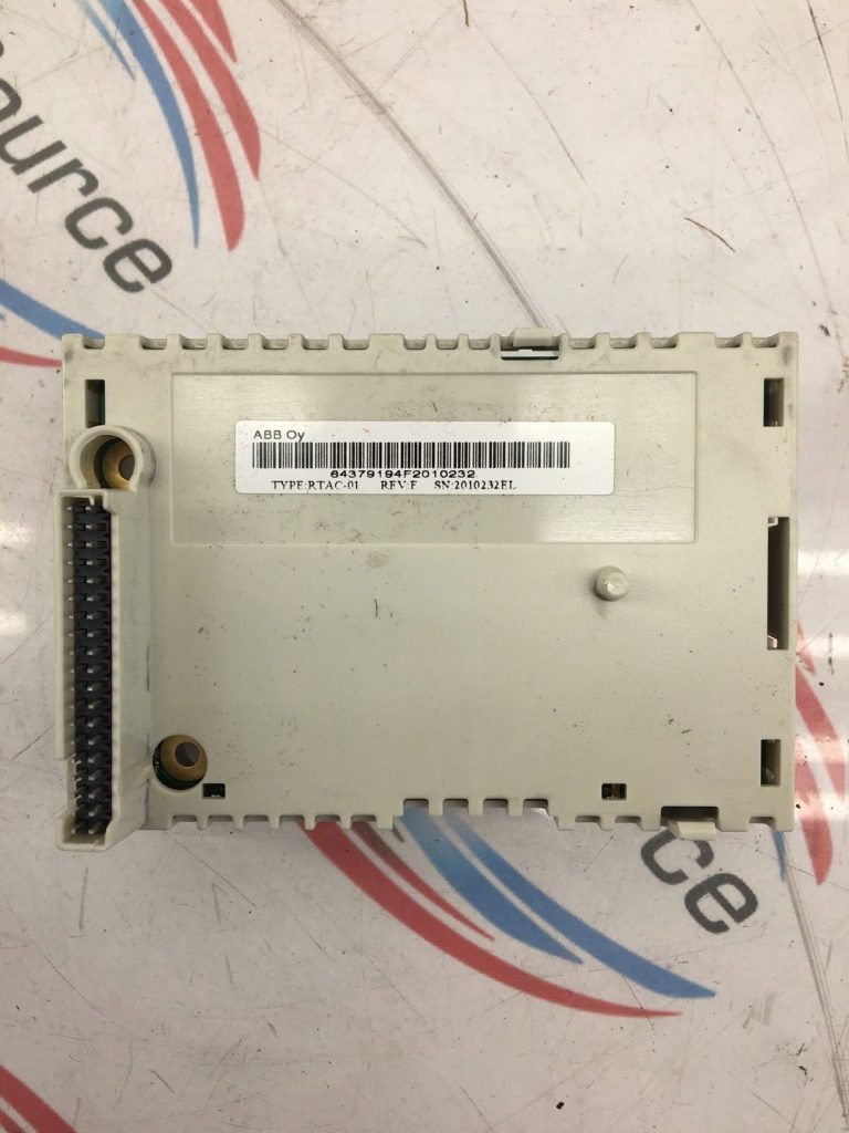 ABB RTAC-01 PULSE ENCODER INTERFACE MODULE REV. F