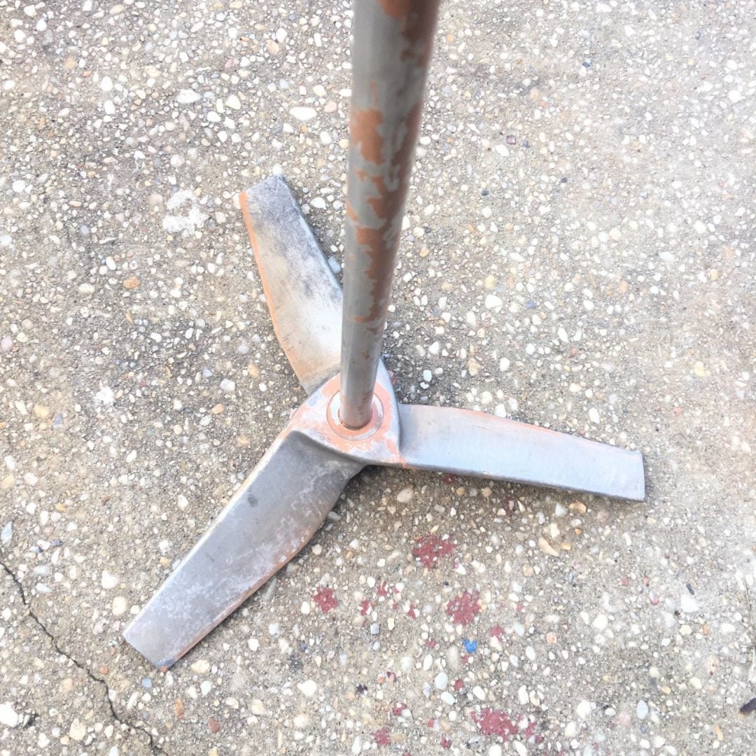 AXIAL-FLOW STAINLESS STEEL STIRRER IMPELLER, 3-BLADE, 5/8" ROD