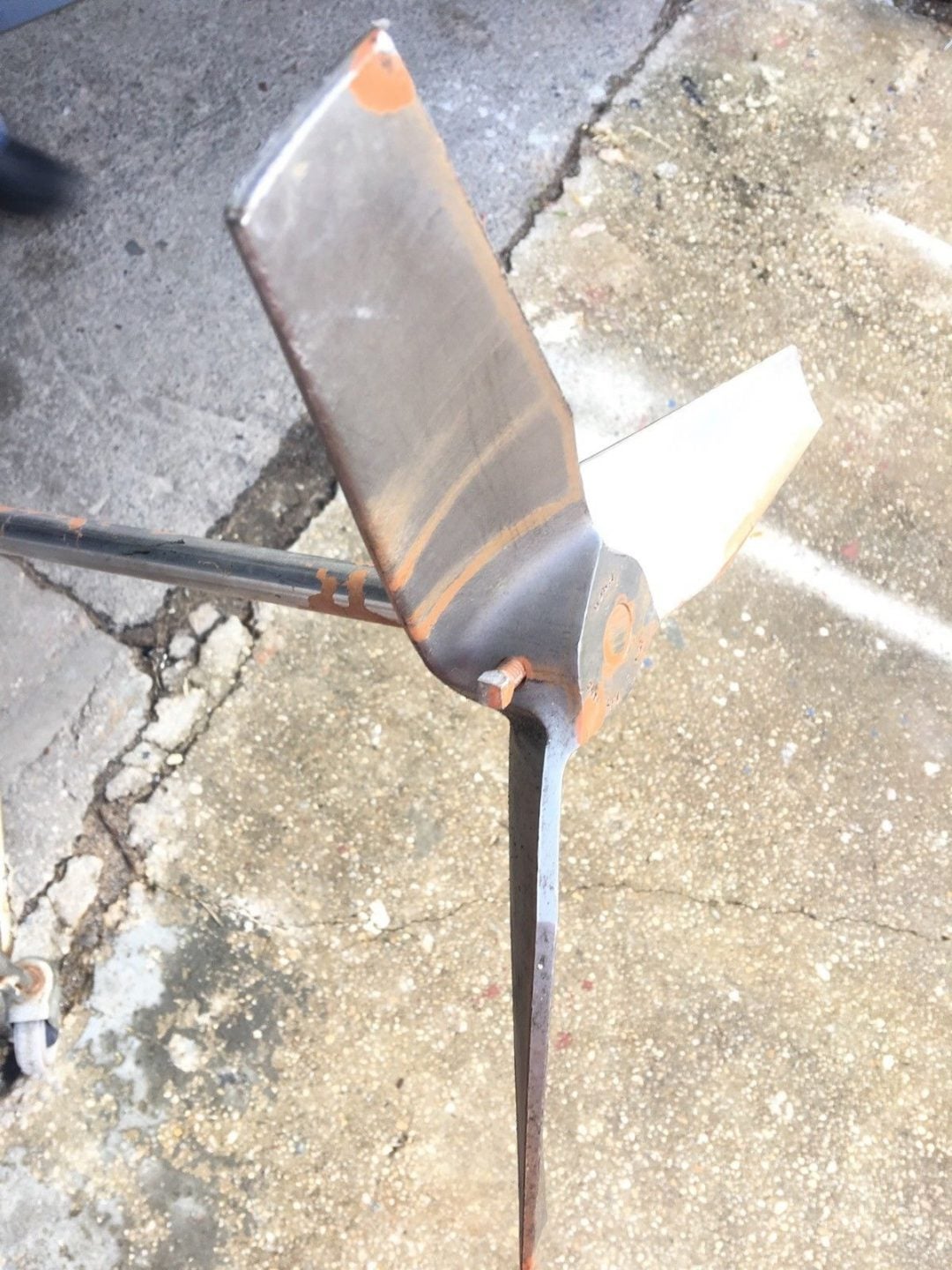 AXIAL-FLOW STAINLESS STEEL STIRRER IMPELLER, 3-BLADE, 5/8" ROD