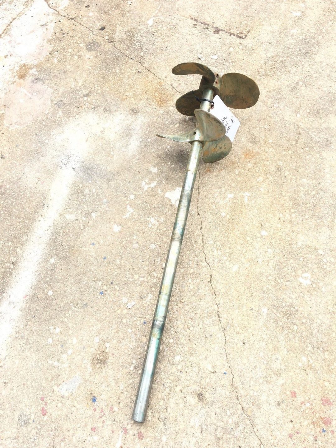 DOUBLE AXIAL PADDLE STIRRER IMPELLER