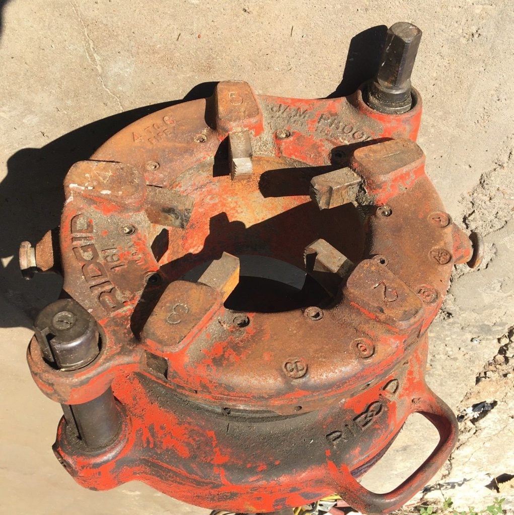 RIDGID 161 4-6" PIPE JAM-PROOF PIPE THREADER RIGID 161