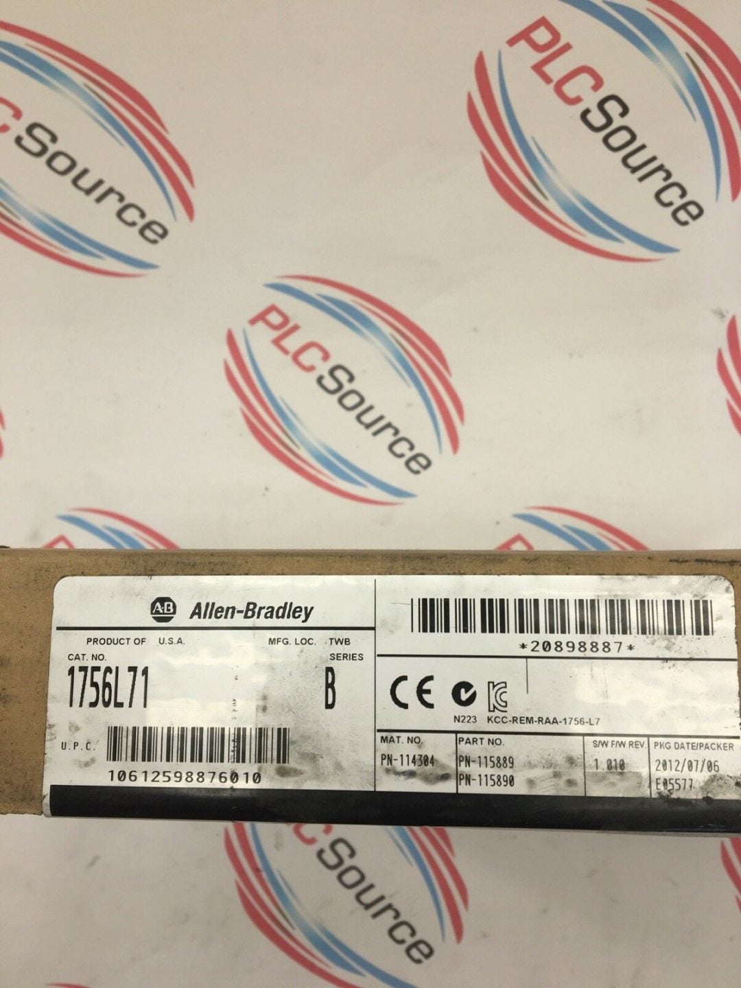 ALLEN BRADLEY 1756-L71 SERIES B ControlLogix CONTROLLER
