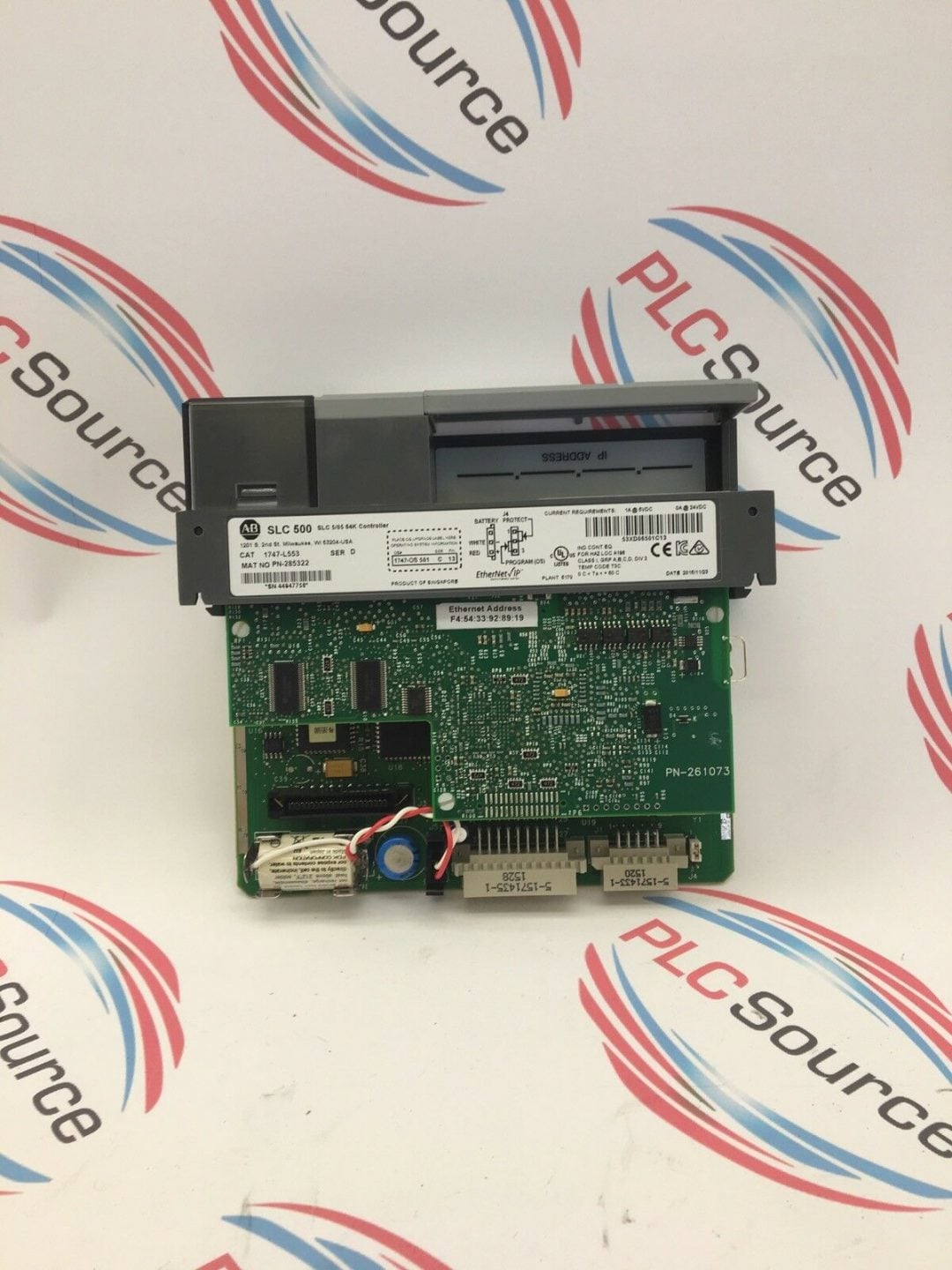 ALLEN-BRADLEY 1747-L553 SERIES D SLC500 CPU Processor Unit