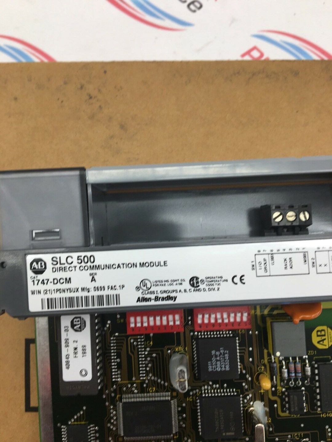 ALLEN- BRADLEY 1747-DCM SERIES A DIRECT COMM MODULE