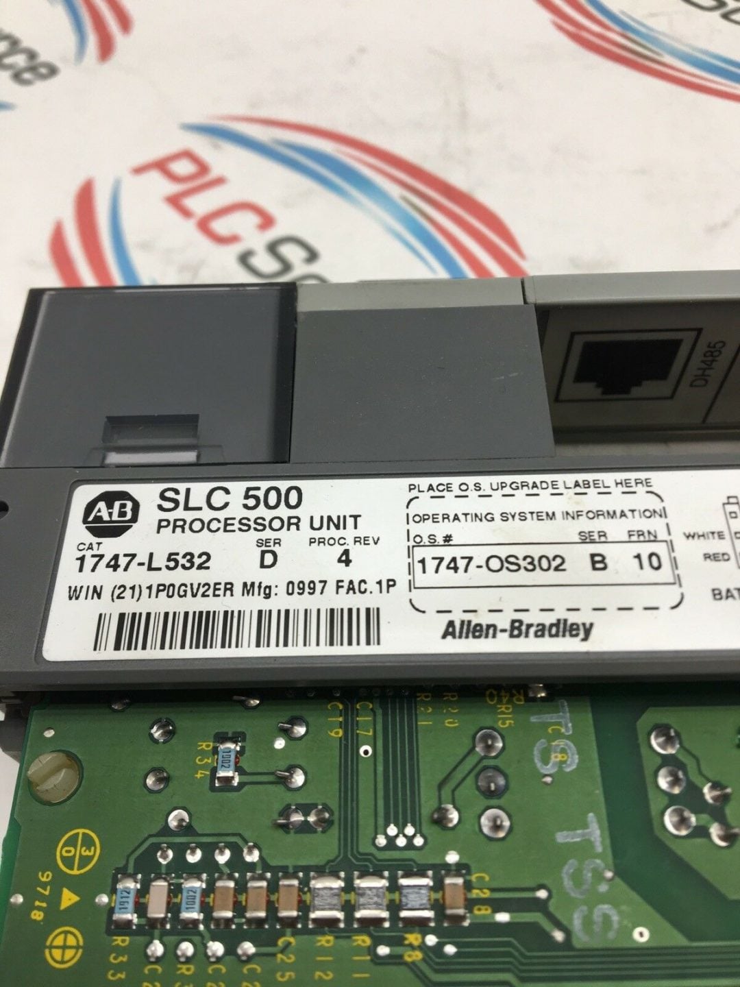 ALLEN-BRADLEY SLC 500 1747-L532 SERIES D CPU PROCESSOR